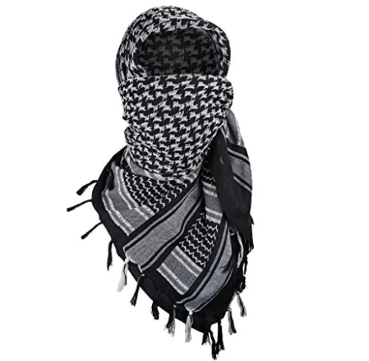 Black Palestine Muffler Arafat Shemagh | Daraz.pk