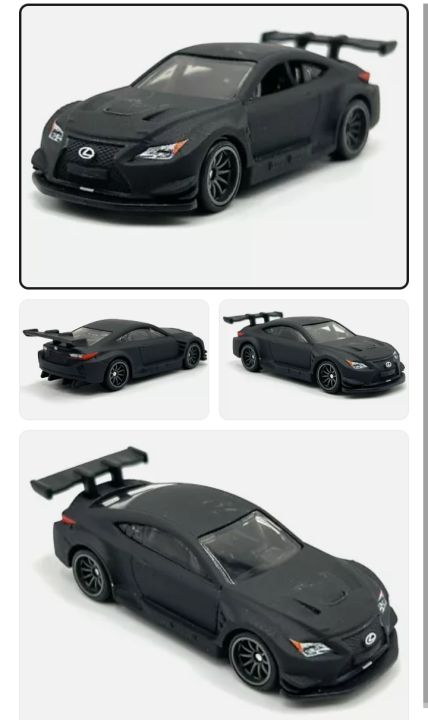 Hot Wheels Car Culture Lexus RC F GT3 1:64 Diecast Matte Black Diorama ...