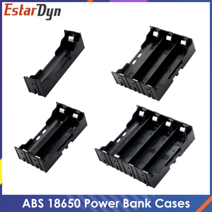 ABS 18650 Power Bank Cases 1X 2X 3X 4X 18650 Battery Holder Storage Box ...