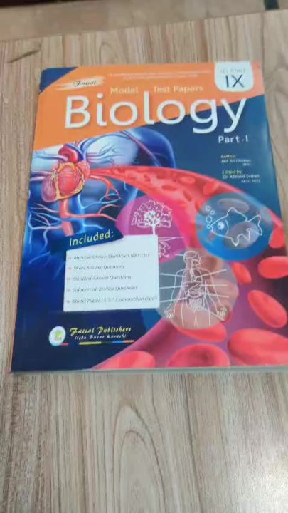 Faisal Model Test Papers Biology Class IX Guide Book Sindh Text Board ...