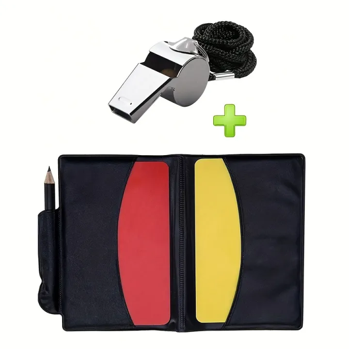 Football Referee and Coach Full Set - with Lanyard Stainless Steel ...