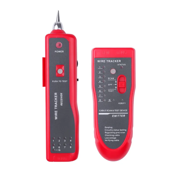 Kebidumei Ethernet LAN Network Cable Tester RJ45 RJ11 LAN Line Tester ...