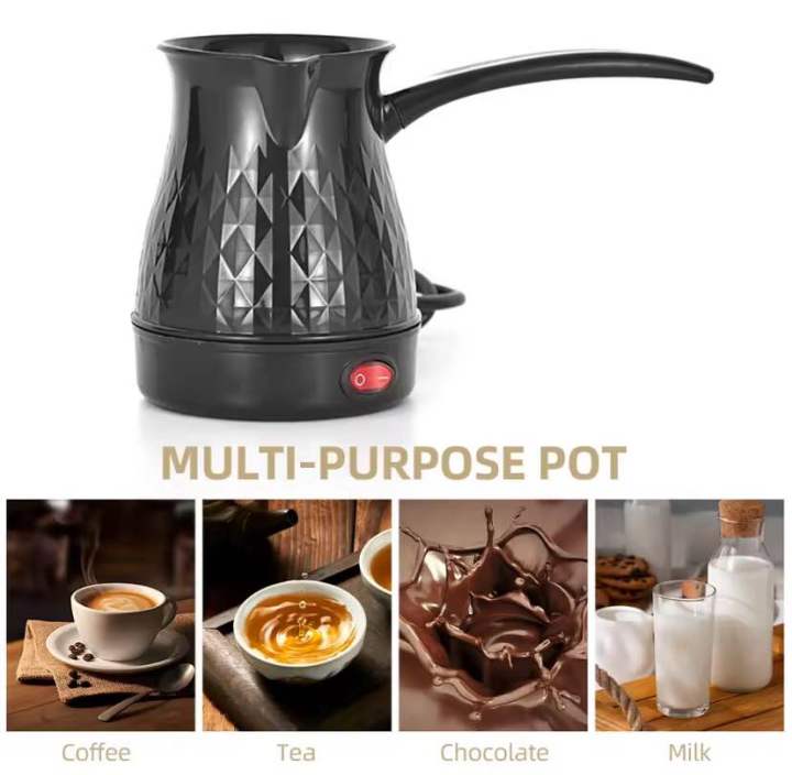 Turkish Coffee Pot Greek Arabic Coffee Maker 600ml Electric Tea Coffee ...