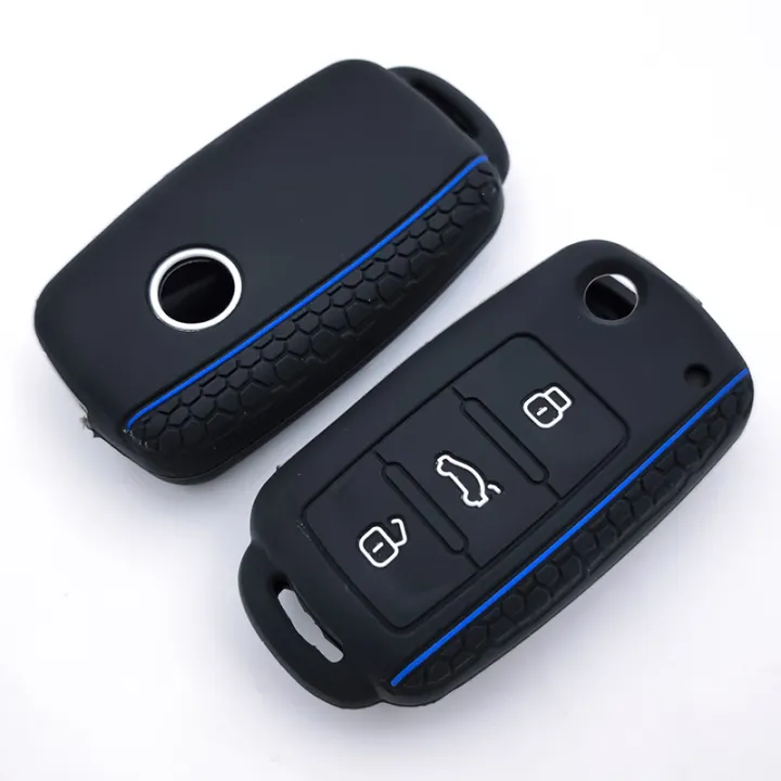 New Silicone Cover Case Protect Car Key Shell for Volkswagen Polo ...