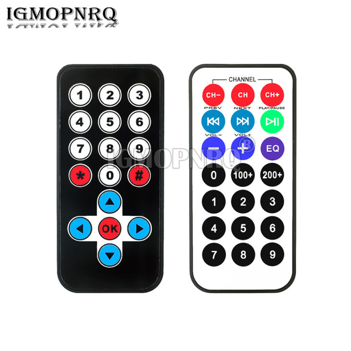 MP3 MP4 Black / White 38khz MCU learning board IR remote control Infrared decoder for protocol ...
