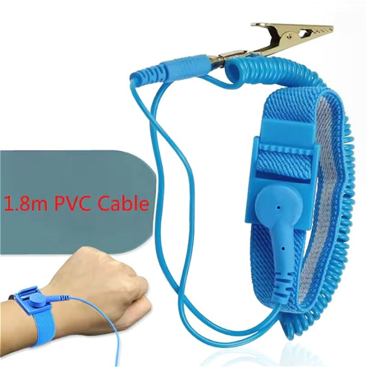 Adjustable Anti Static Bracelet Electrostatic ESD Discharge Cable ...