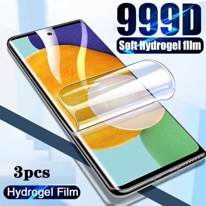 3pcs Full Cover Hydrogel Film For Xiaomi Redmi Note 13 12 11 10 9 Pro ...