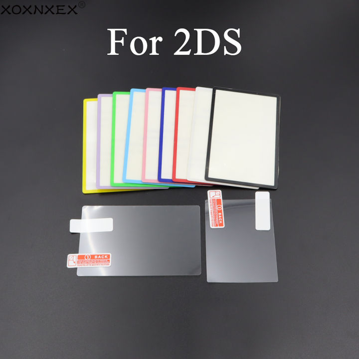 1Set Top Upper LCD Screen Lens Plastic Cover & Screen Protective Film ...