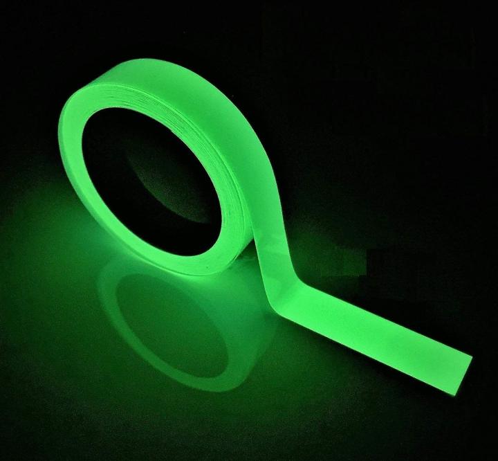 1PCS 10FT Green Fluorescent Tape Wall Halloween Decor Stickers Luminous ...