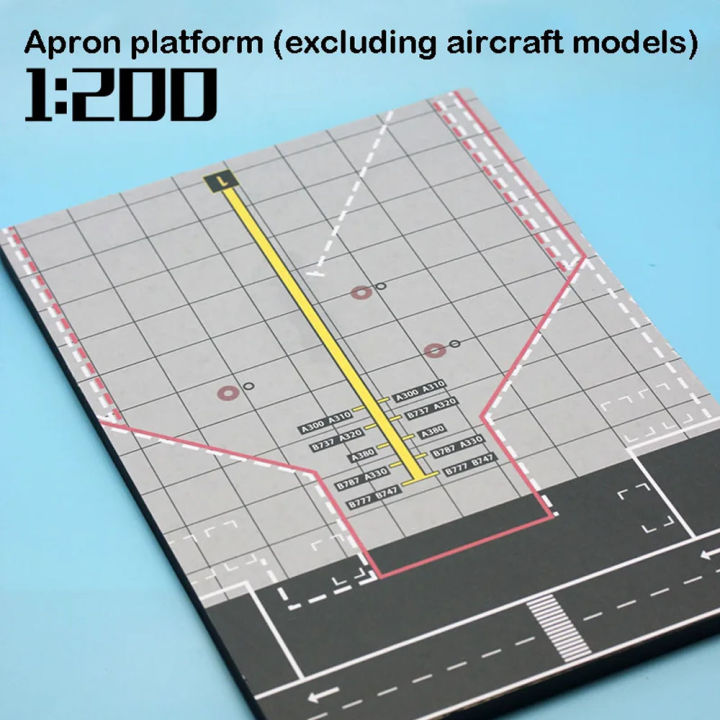 1/200 scale airplane parking apron for 20cm aircraft models 30cm x 40cm ...