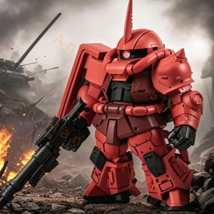 uu Cute Assembly Model Toy Zaku Ii Mass Production een Version Q ...
