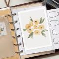 A7 Clear Sticker Photo Storage Album Sheet Protectors Book Organizer ...