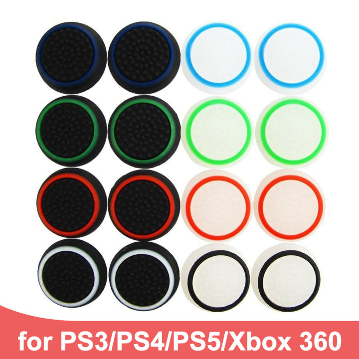 2pcs PS5/PS4/PS3/Xbox Joystick Caps Soft Silicone Thumbstick Caps with ...