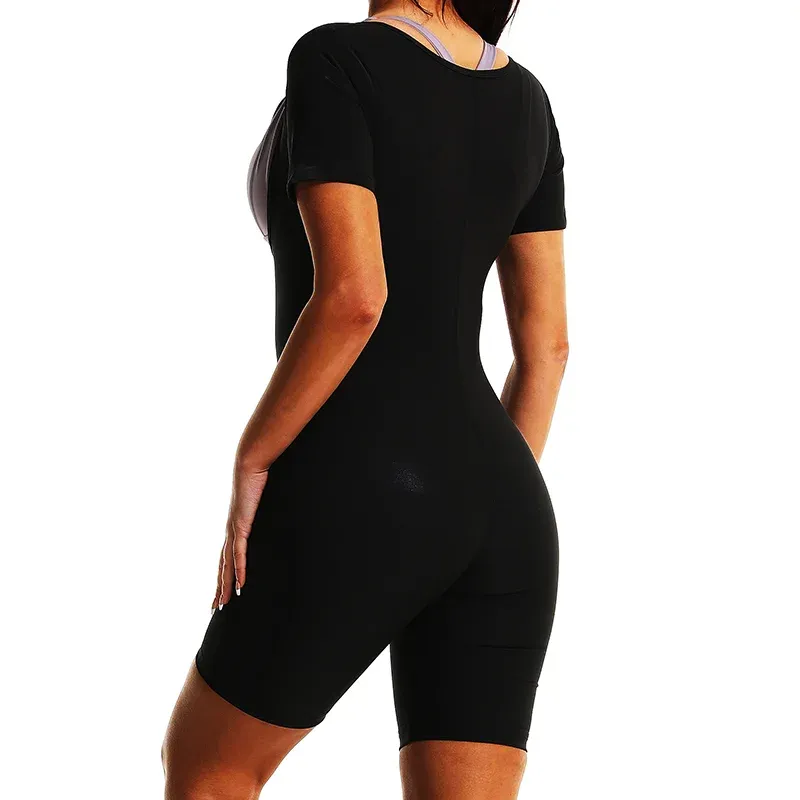 YBFDO Women High Compression Bodysuit Shapewear Fitness Girdles Sauna ...