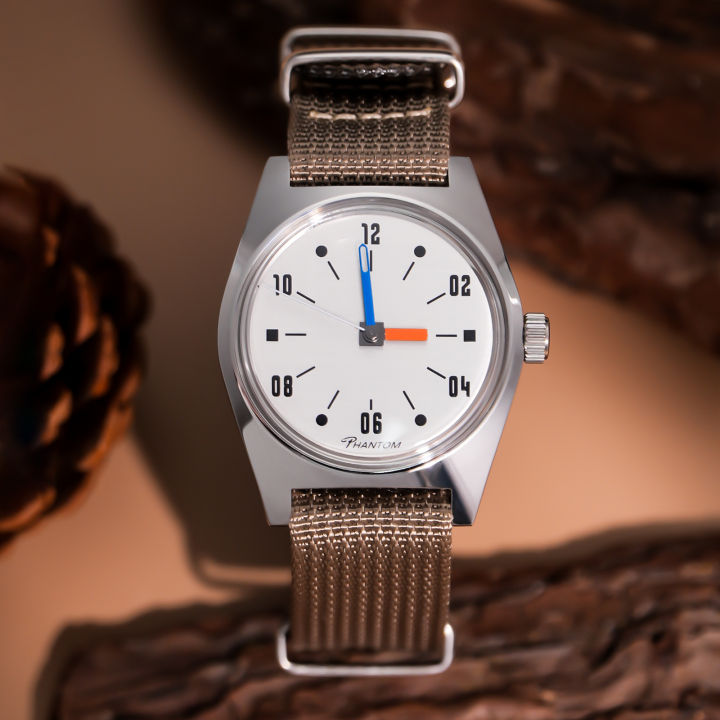 7120 Hand-Wind Mechanical Watch Men 36mm Retro Business Timepiece ...