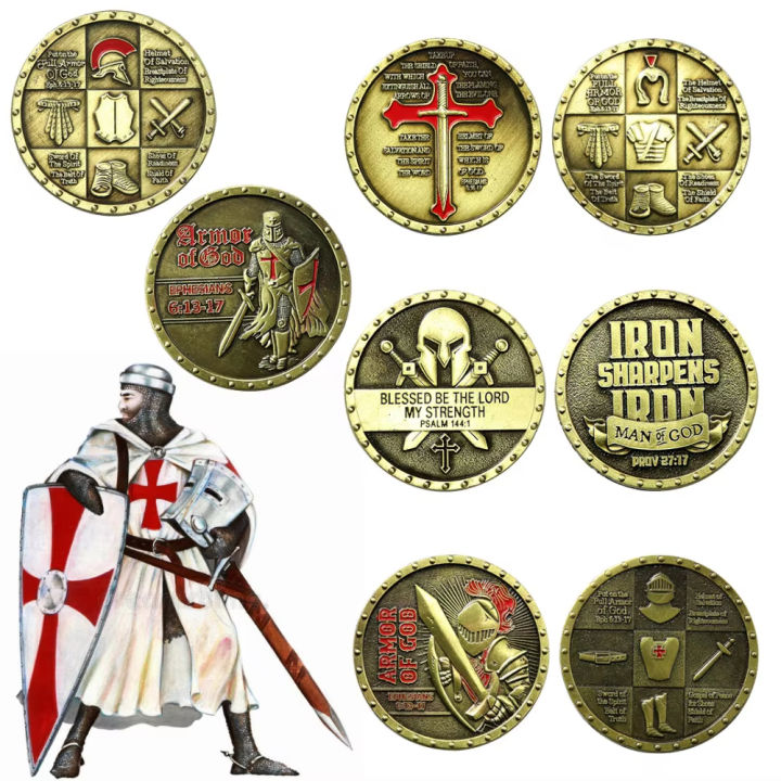 Knights Templar God Armor Crusade Teutonic Warriors Series Metal Relief ...