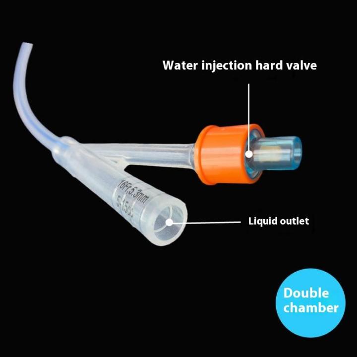 1 Piece Disposable Medical Silicone 2 Way 3 Way Urinary Catheters Foley ...