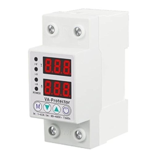 63A 230V Adjustable Over Under Protector Voltage & Ampere Relay | Daraz.pk