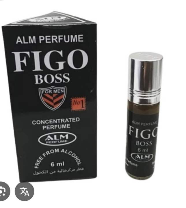 Figo Boss Roll on Perfume Attar Long Lasting Natural Fragrance for Men ...