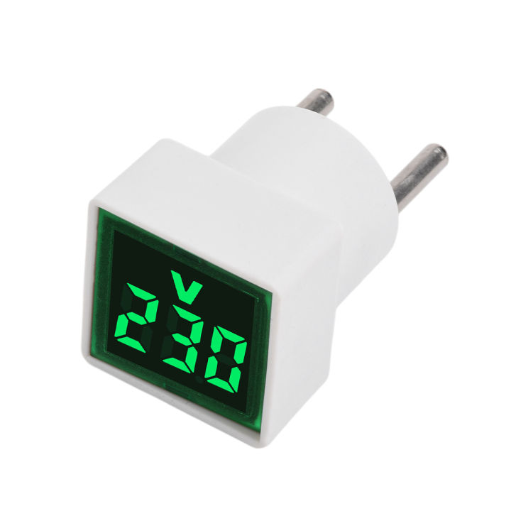AC 220V 50~500V Portable Voltmeter LED Digital Display Voltage ...