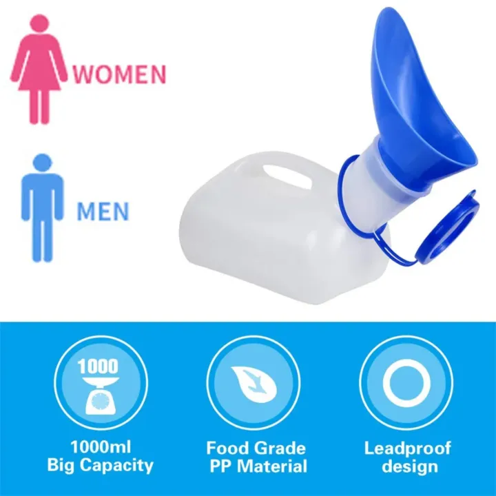 1000ml Urinal Can Be Used By Both Men And Women For Outdoor Camping ...