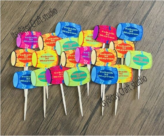 Handcrafted Decorative Dolki Toppers for Mehndi & Wedding Events | Daraz.pk