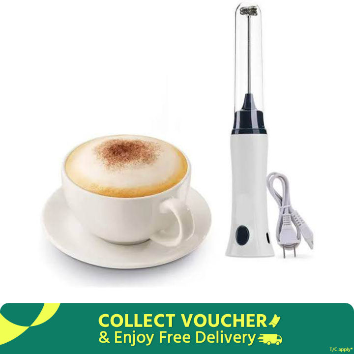 Handheld Rechargeable Liquid Mixer – Coffee Frother & Juice Maker ...