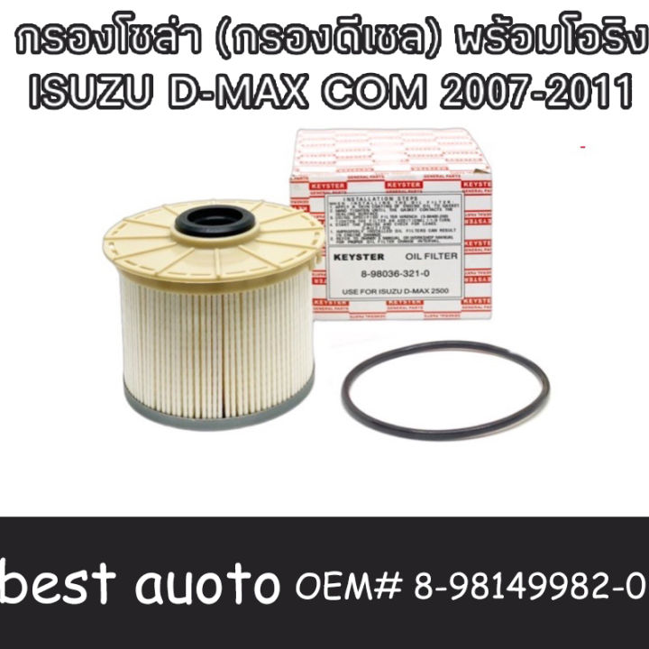 [White box] Isuzu D-Max compact filter 2.5 3.0 diesel D-Max com. (OEM ...