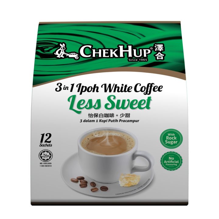 Chek Hup 3 in 1 ,Ipoh white Coffee - Less Sweet | Shop.com.mm