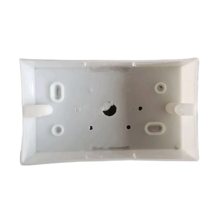 Set Of 6 Surface Box 5×3 PVC Plastic Juction Box For Powersocket , Gang ...