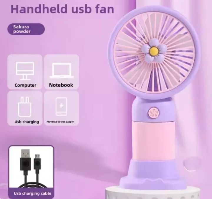 USB Fan,portable fan, Powerful hand fan to dry makeup, Rechargeable ...