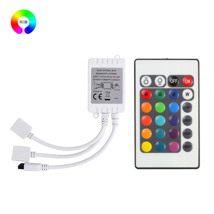 Rgb Controller 12v 4pin Rgb LED Lights Controller Box Receiver Smart ...
