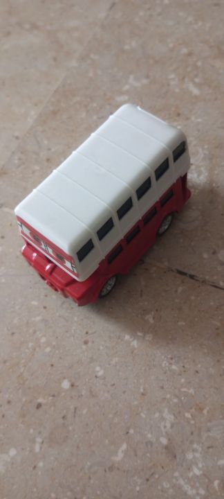 Diecast Metal London Bus Toy with Push Back Action - Small Size ...