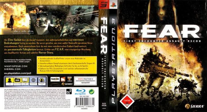 FEAR First Encounter Assault Recon - PlayStation 3 / PS3 (Used) | Daraz.pk