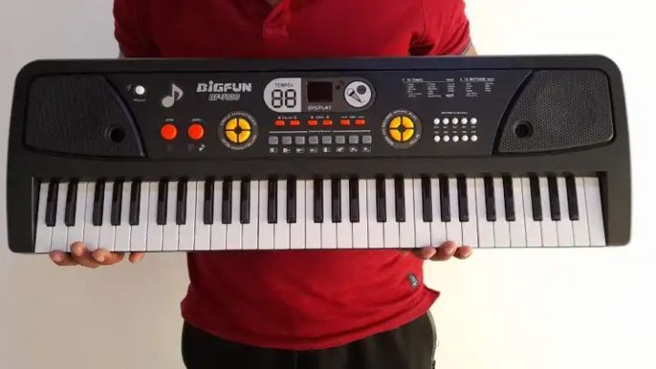 ElectronicDigital Piano Keyboard BIG FUN 61 Key Multi-Function Digital ...