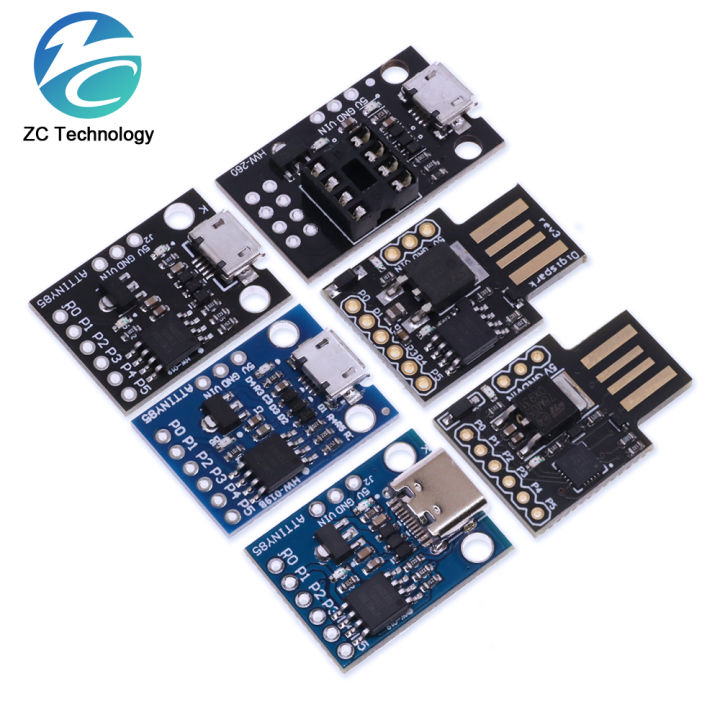 official Blue Black TINY85 Digispark Kickstarter Micro Development Board ATTINY85 module for ...