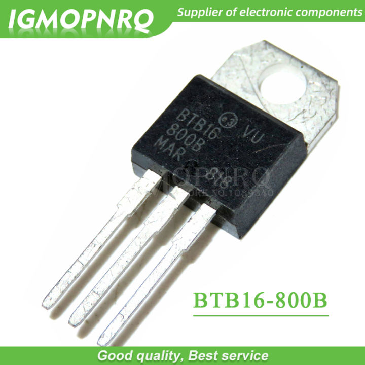 10pcs/lot Triac BTB16-800B BTB16 16A / 800V TO-220 Authentic Original | Daraz.pk