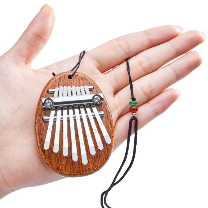 Mini Kalimba 8 Key Thumb Piano 1 Pack Water Drop Style Cute Instrument ...