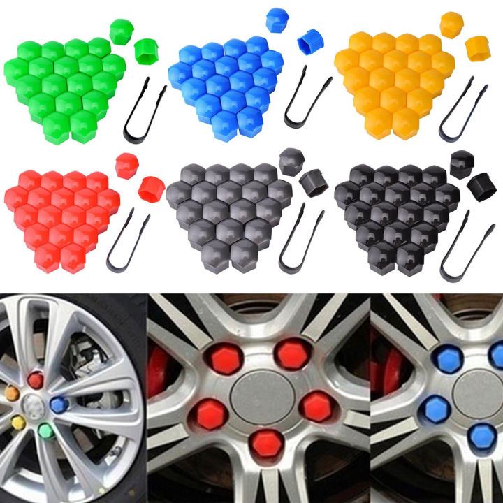 17mm/19mm/21mm 20Pcs Car Wheel Nut Caps Protection Covers Caps Auto Hub ...