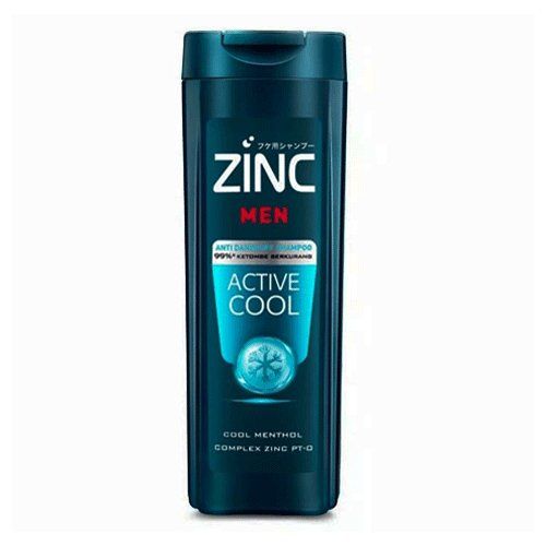 Zinc Men Active Cool Menthol Shampoo 340ml | Daraz.pk