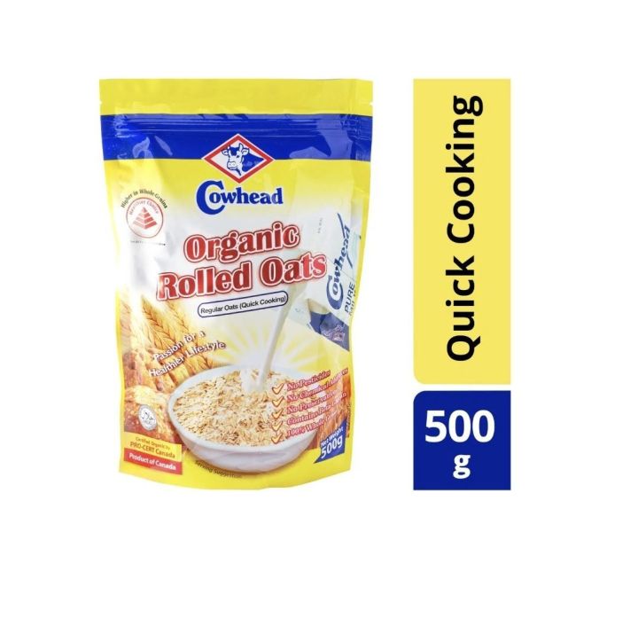 Cowhead Organic Rolled Oats -500 gm | Daraz.com.bd