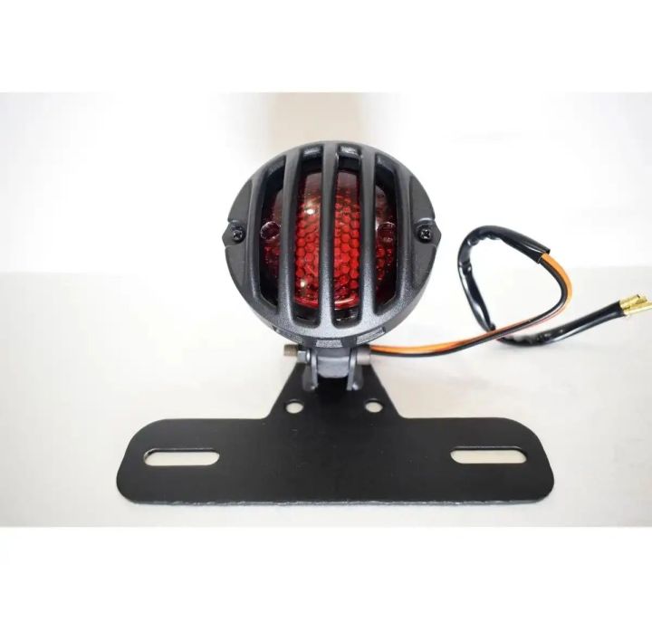 Motorcycle cafe racer backlight, Tale light, brake light with number ...