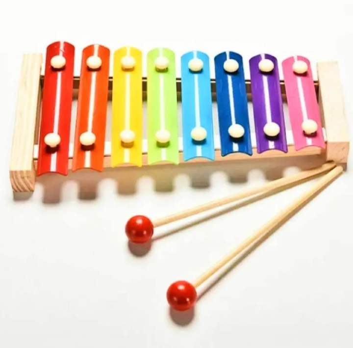 Xylophone Musical Instrument Wooden Frame Big Size With Two Lollipop ...