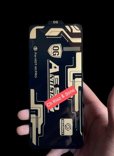 Infinix Hot 40 / Hot 40pro OG Gorilla Hd+ Esd Tempered Glass protector ...