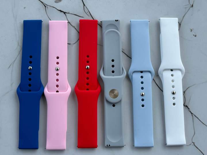 20mm Smart Watch Color Straps | Daraz.lk