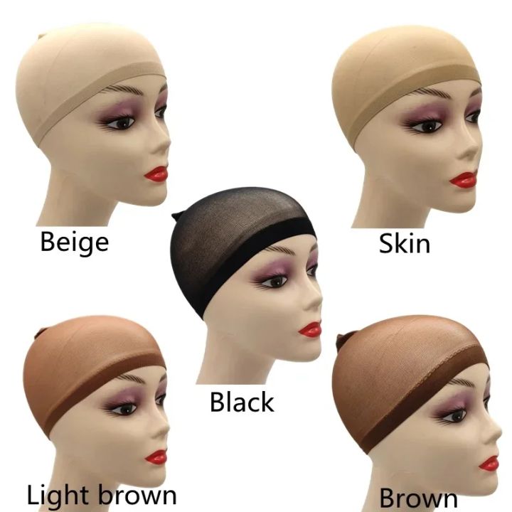 2 Pieces Hair Nets Open Ended Wig Cap Skin Breathable Wig Cap Mesh ...