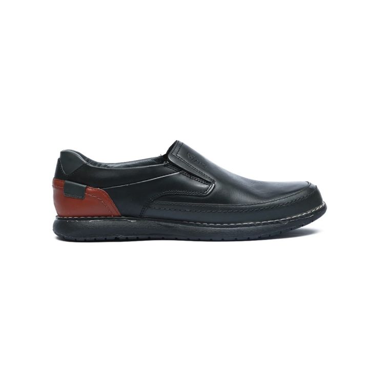 Slip On Casual Shoes for Men in Black Color by Glanz | Daraz.pk