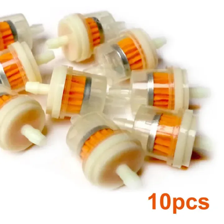 10pcs Motorcycle Oil Filter Inline Gas Fuel Filter Gasoline Filters ...