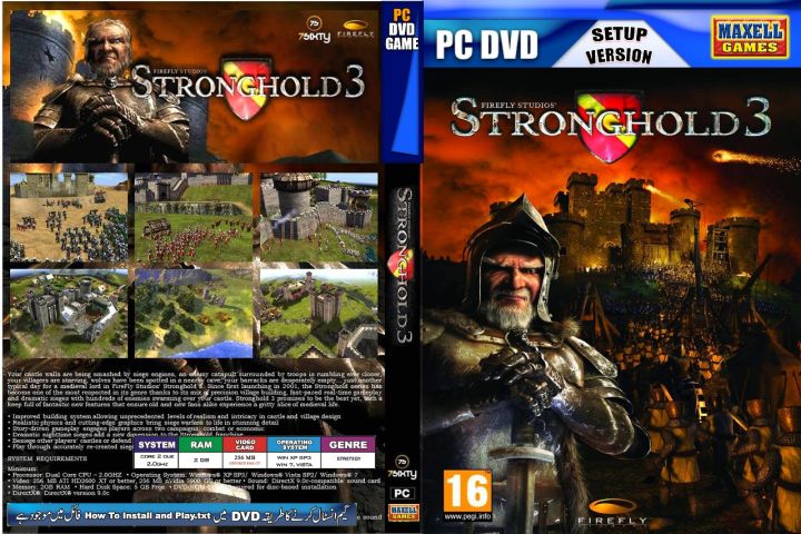 Stronghold 3 latest multiplayer for pc /laptop in DVD | Daraz.pk