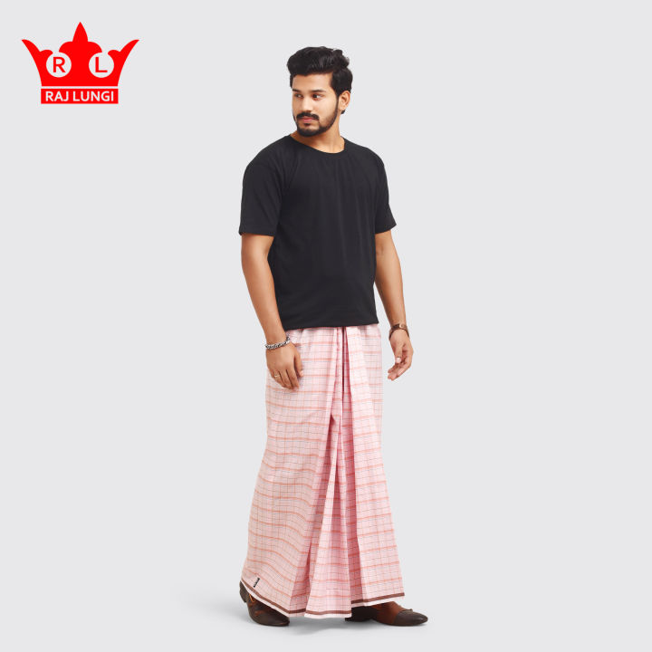 Raj-Darbar Lungi for Men | 100% Pure Cotton Yarn Dyed | Premium Lungi ...